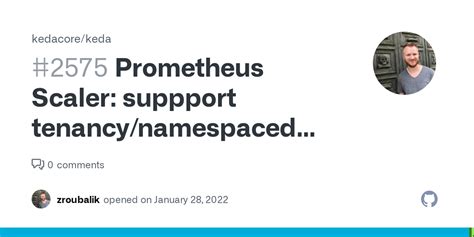 prometheus scaler suppport tenancy namespaced queries · issue 2575