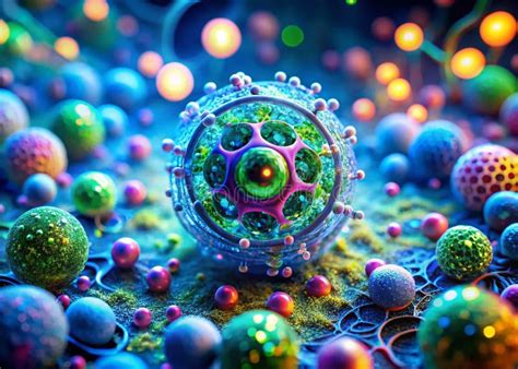 Unveiling Molecular Interactions A Tiltshift Visualization Of Cellular