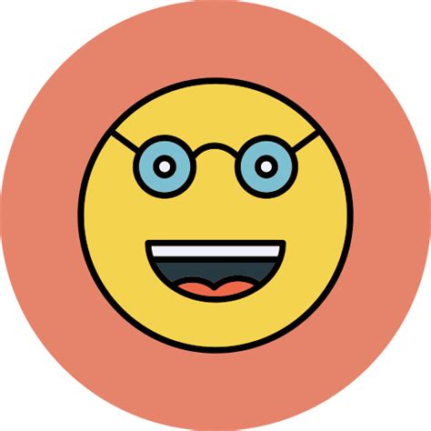 Nerd Free Smileys Icons