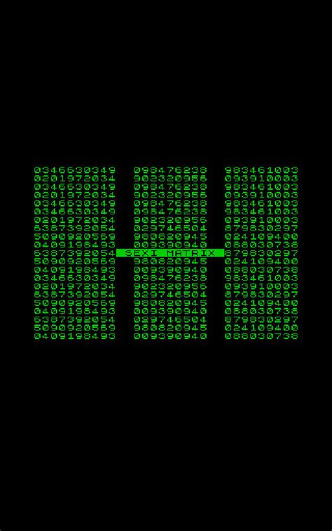 SexiMatrix Visiongame