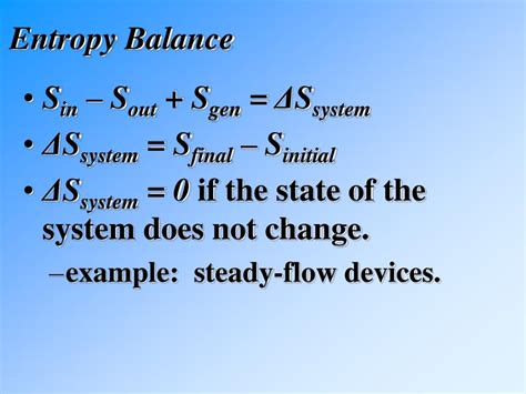 PPT Entropy Balance PowerPoint Presentation Free Download ID 6012215