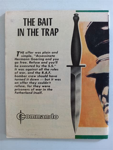 Commando Comic No 1040 The Bait In The Trap Letsgocommando
