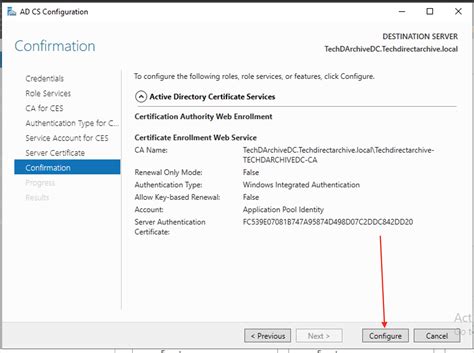 Application Certsrv Does Not Exist Configure Certificate Enrolment