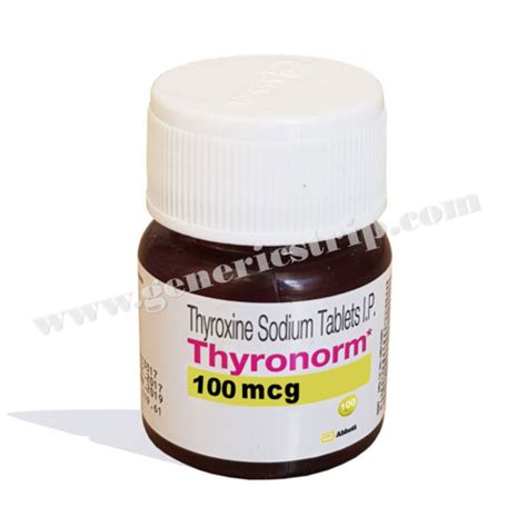 Buy Thyronorm 100 Mcg Levothyroxine Side Effects