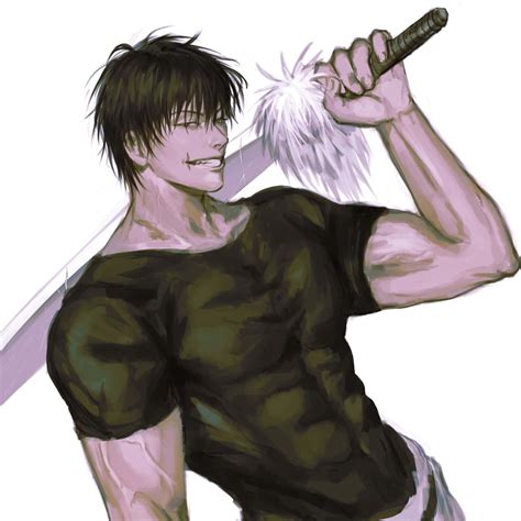 Download Animated Muscular Man With Sword Wallpaper