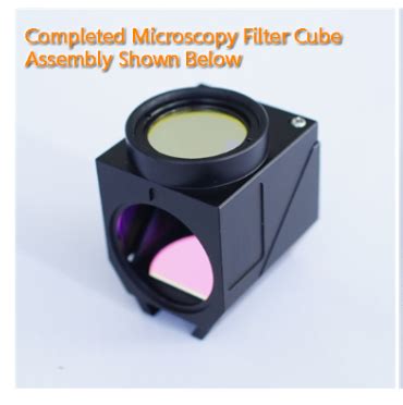 Microscopy Filter Cube Assembly Guide Optical Filter Fluorescence Filter Optical Bandpass