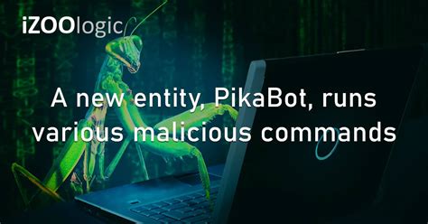 a new entity pikabot runs various malicious commands