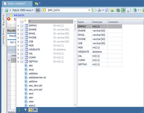 Sql Basics With Toad® Data Point