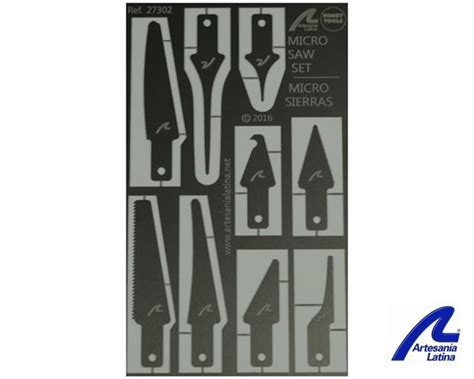 Artesanialatina Set Of Micro Saws Glue Applicators Scriber Al27302 Modellismo It