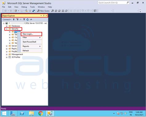 How To Create A User And Assign Permission From Ssms Accuwebhosting