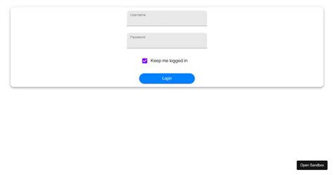Simple React Login Form Using Material Ui With Custom Theme And Typography Codesandbox