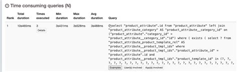 160 Slow Performance On Shop Categories With Attribute · Issue