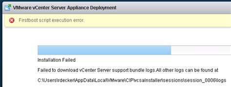 Errortoomanynames Message During Vcenter Server 6 Deployment · Romain Decker
