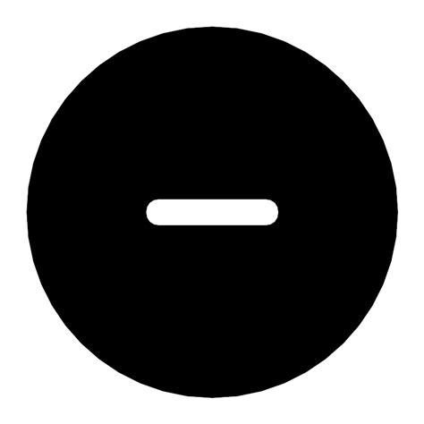 Button Circle Round Remove Vector SVG Icon SVG Repo