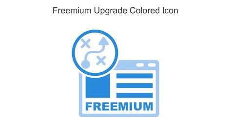 Freemium Upgrade Colored Icon In Powerpoint Pptx Png And Editable Eps