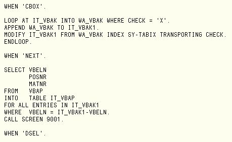 Solved Table Control With Checkbox In Module Pool SAP Community