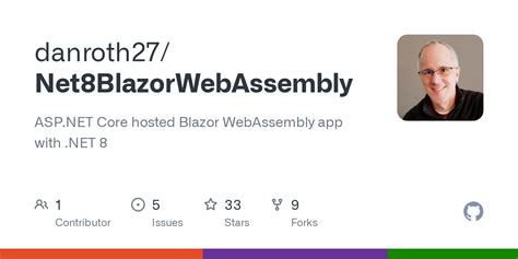 github danroth27 net8blazorwebassembly asp core hosted blazor