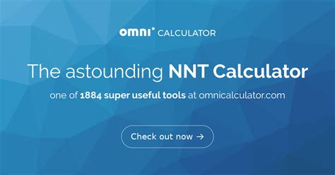 Nnt Calculator Number Needed To Treat