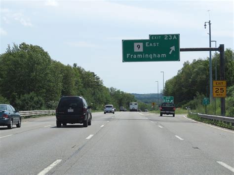 Massachusetts Interstate 495 Southbound Cross Country Roads