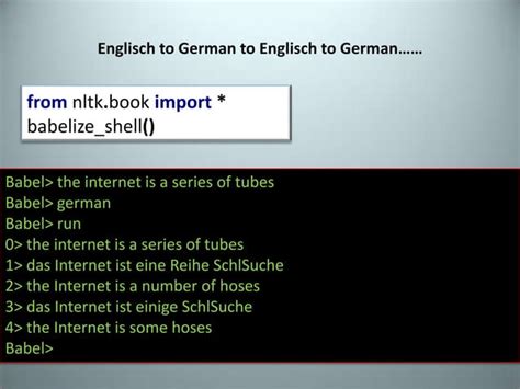 NLTK Natural Language Processing In Python PPTX Technology Computing
