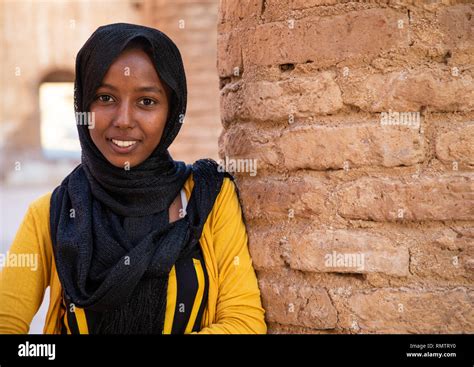 Smiling Sudanese Girl In Khatmiyah Mosque Kassala State Kassala