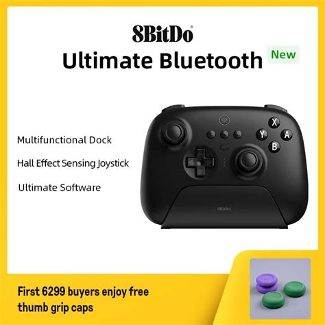 8bitdo Ultimate Wireless Bluetooth Gaming Controller With Charging Dock