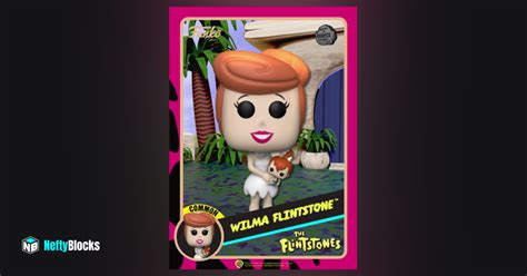 Wilma Flintstone Holding Pebbles 4137 Neftyblocks The 1 Trade To Earn Nft Marketplace On Wax