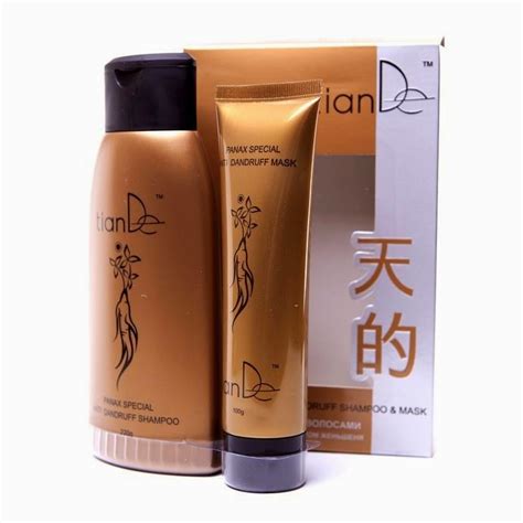 ТианДе Небесно съвършенство Комплект с екстракт от жен шен шампоан 220г и маска 100г