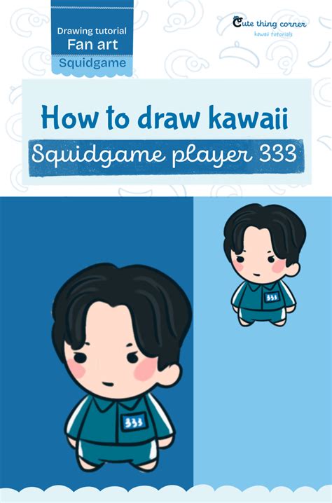 How To Draw Cute Squid Game Frontman Step By Step