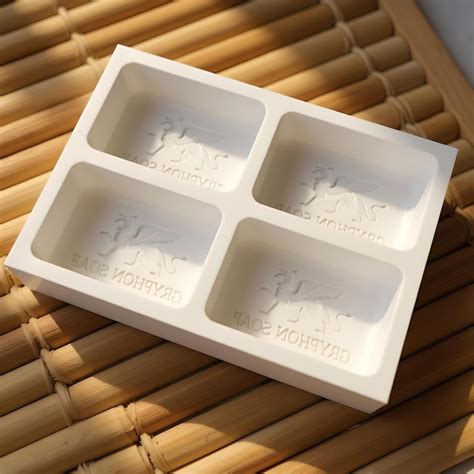 Custom Soap Mold Rectangle Personalized Silicone Soap Mould For Logo
