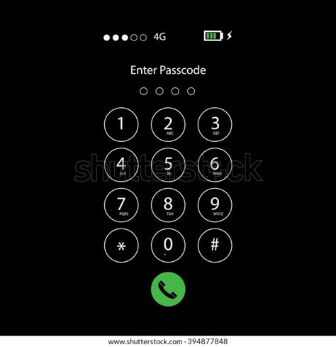 Vector Phone Flat Keypad Stock Vector Royalty Free 394877848 Shutterstock