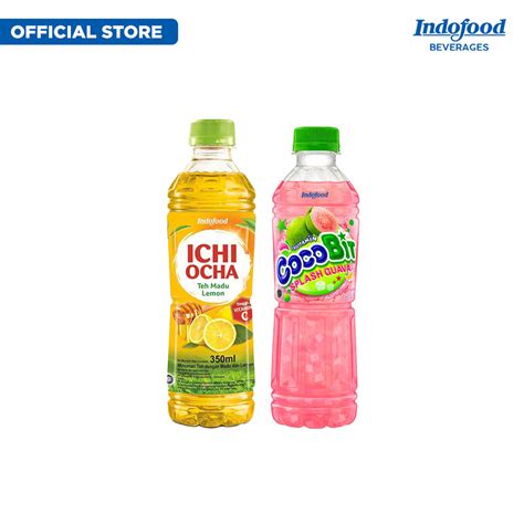 Jual Ichi Ocha Honey Lemon Fruitamin Cocobit Guava Shopee Indonesia