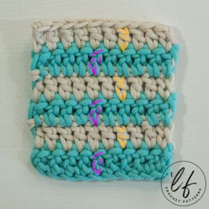 How To Count Crochet Rows Using SC HDC DC