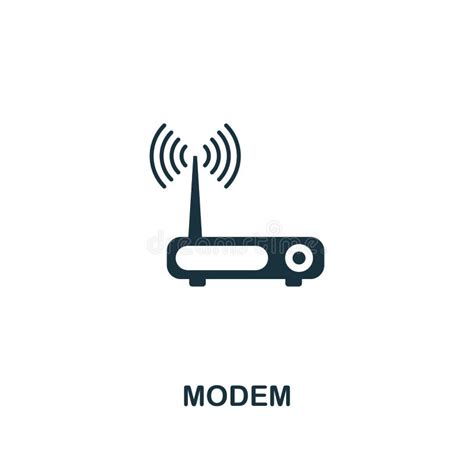Modem Icon Premium Style Design From Web Hosting Icon Collection Pixel Perfect Modem Icon For