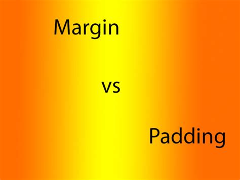 Diffrence Between Margin And Padding In Html Css In Delhi