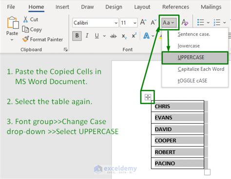 How To Change Lowercase To Uppercase In Excel Without Formula