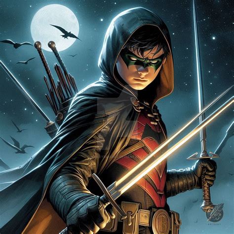 Robin Damian Wayne By Gallerybrisart On Deviantart