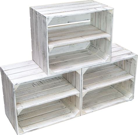 Obstkiste Johanna Neu Shabby Weiß 4er Set Kaufland De