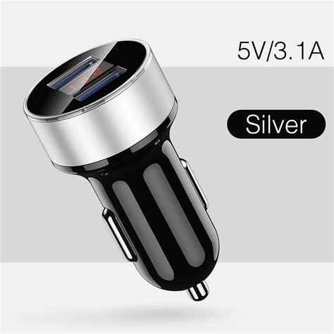 Rock Mini Dual Usb Autolader Led Display Universel Grandado