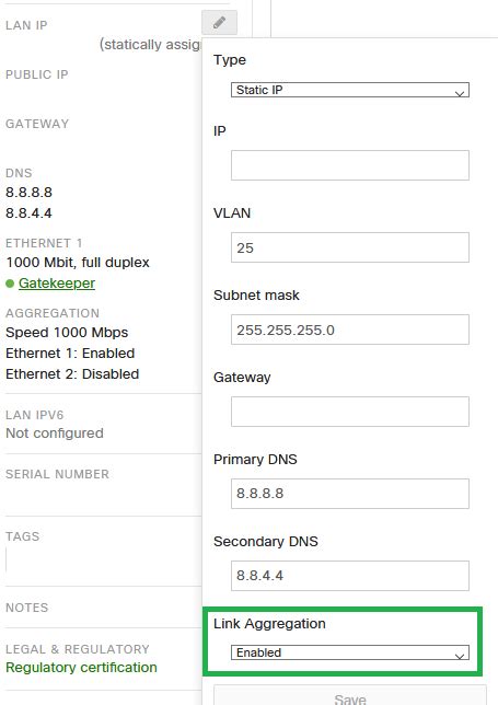 Mr Link Aggregation Configuration Guide Cisco Meraki Documentation