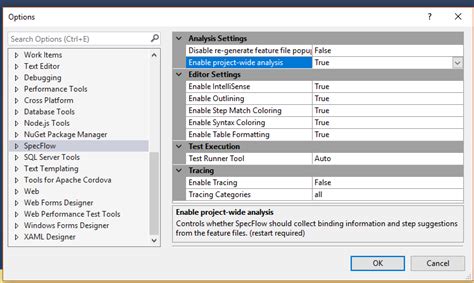 How To Disable Specflow Intellisense Stack Overflow