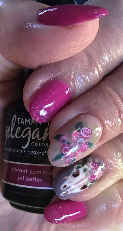 Vintage Floral And Cow Skulls Cow Skull Vintage Floral Nails