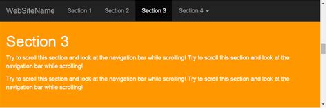 Create Scrollable Html Side Navbar With Bootstrap Codeproject