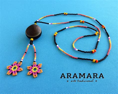 Mexican Necklace Ojo De Venado Sea Bean Nazar Necklace Etsy