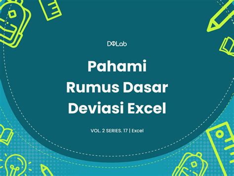 Jago Analisis Dengan Rumus Standar Deviasi Excel