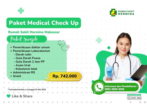 Simple Medical Check Up Package At Hermina Makassar Hospital