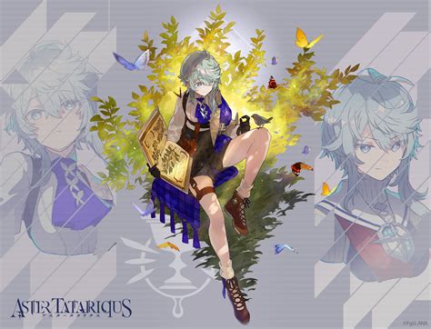 Galahad Aster Tatariqus Drawn By Watarubou Danbooru