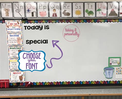 Classroom Whiteboard Ideas