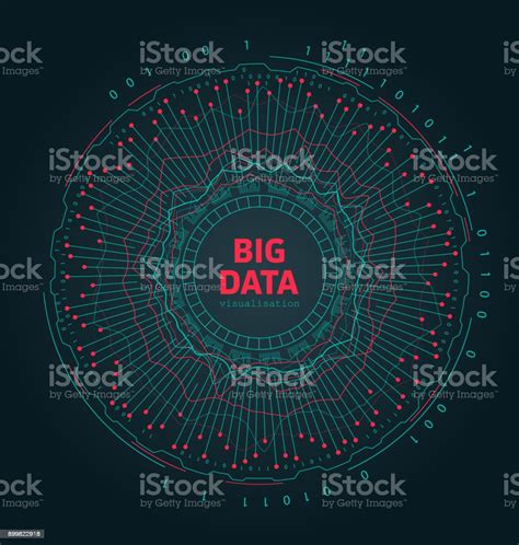 추상적인 3d 큰 데이터 시각화입니다 미래 인포 그래픽 디자인 빅데이터에 대한 스톡 벡터 아트 및 기타 이미지 빅데이터 테크놀로지 데이터 Istock