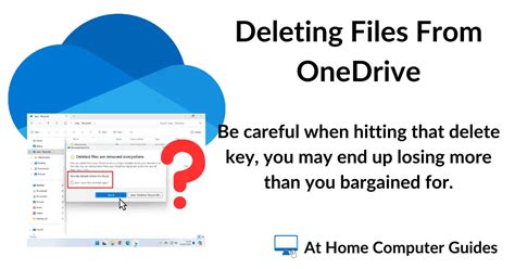 How To Delete Files From Onedrive At Home Computer Guides